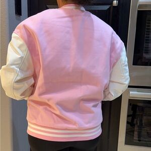 Jackets & Coats | Brand New Pink Nyc City Girl Varsity Jacket | Poshmark